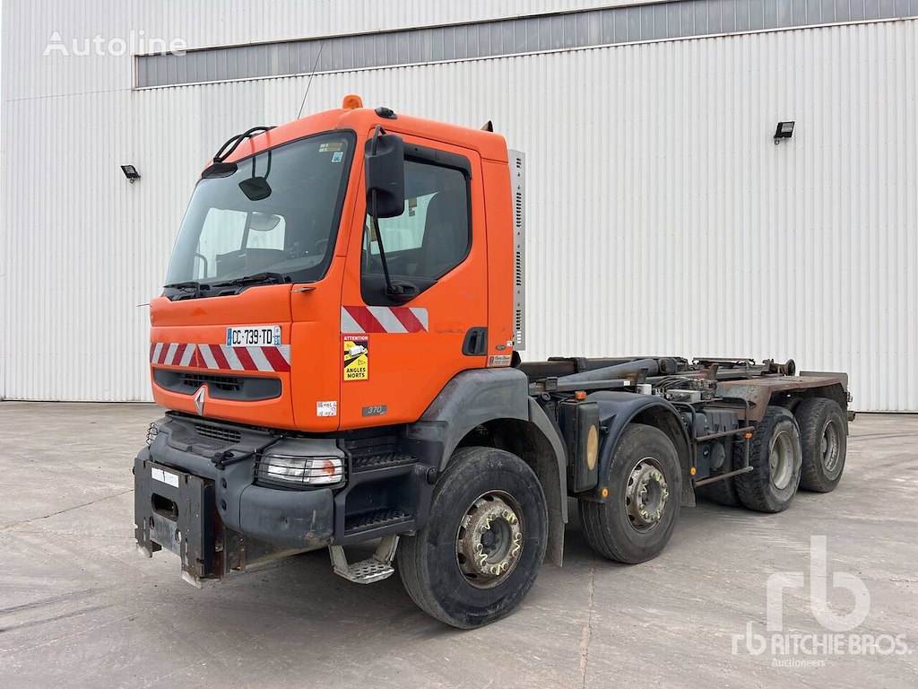 Prodaje se Renault KERAX 370 DCI 8x4 Camion Ampliroll 8x4 rol kiper sa kukom na aukciji