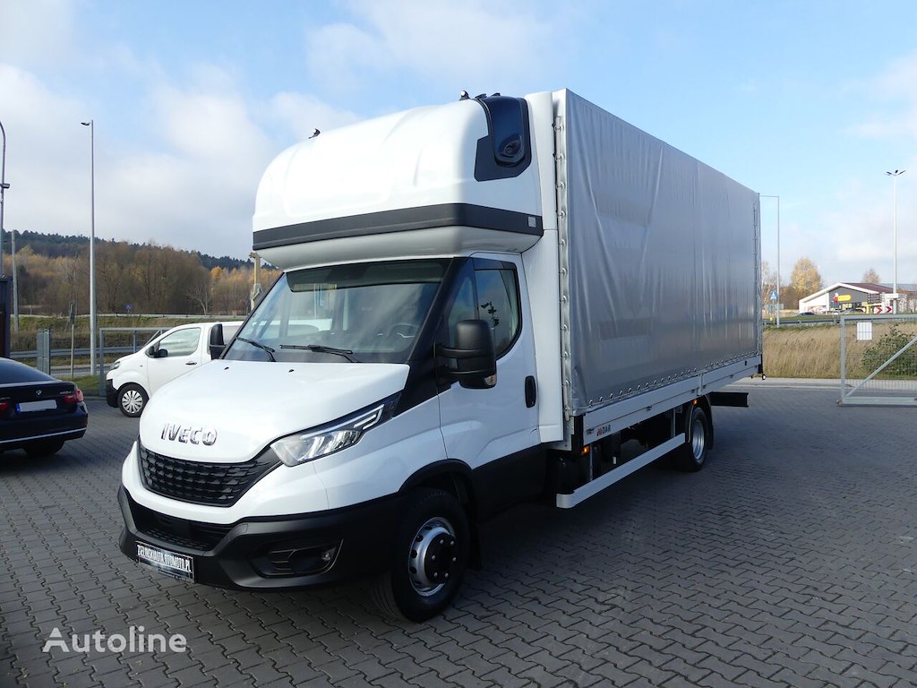 IVECO DAILY 70C18 / 3 LITRY 180 KM / PLANDEKA 6,15 / KABINA SYPIALNA / kamion sa klizna zavesa cerada