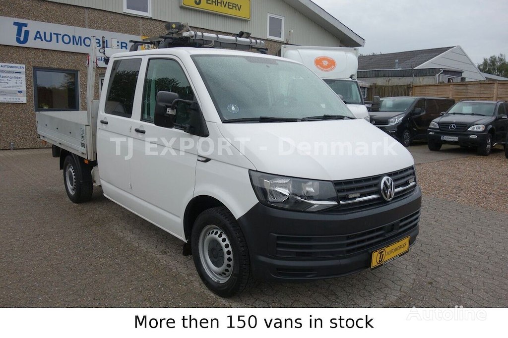 Volkswagen T6 Transporter Pritsche Doppelkabine lad 150 DSG kamion s ravnom platformom < 3.5t