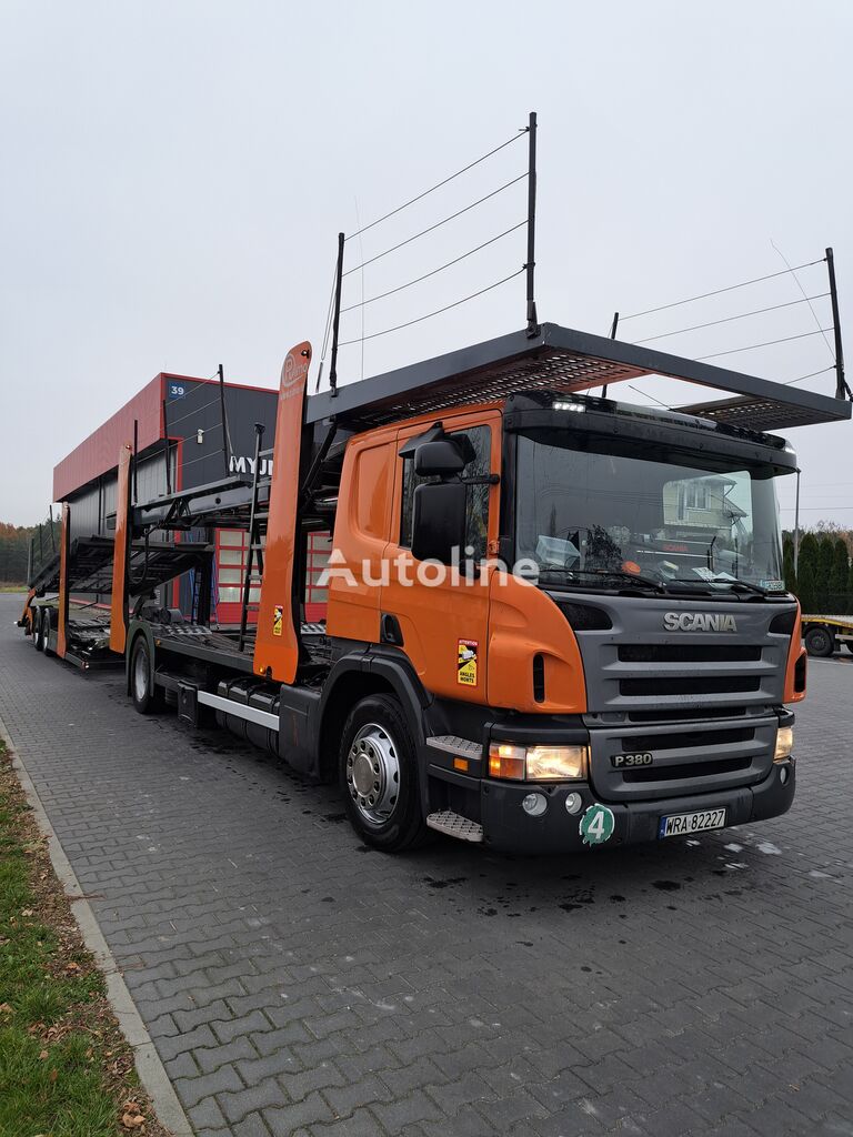 Scania P380 autotransporter + prikolica autotransportera