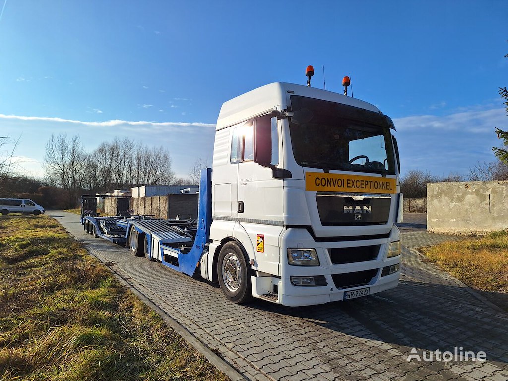 MAN TGA 24.440 FVG EURO 5 autotransporter + prikolica autotransportera