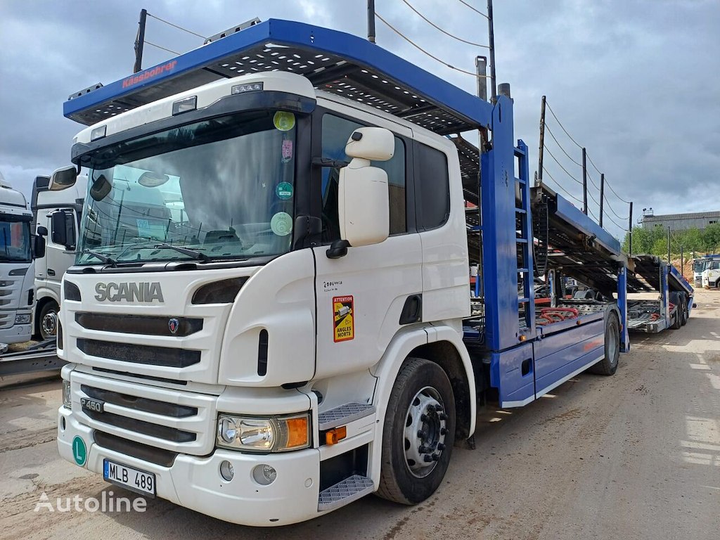 Scania + Kassbohrer 2005 autotransporter + prikolica autotransportera