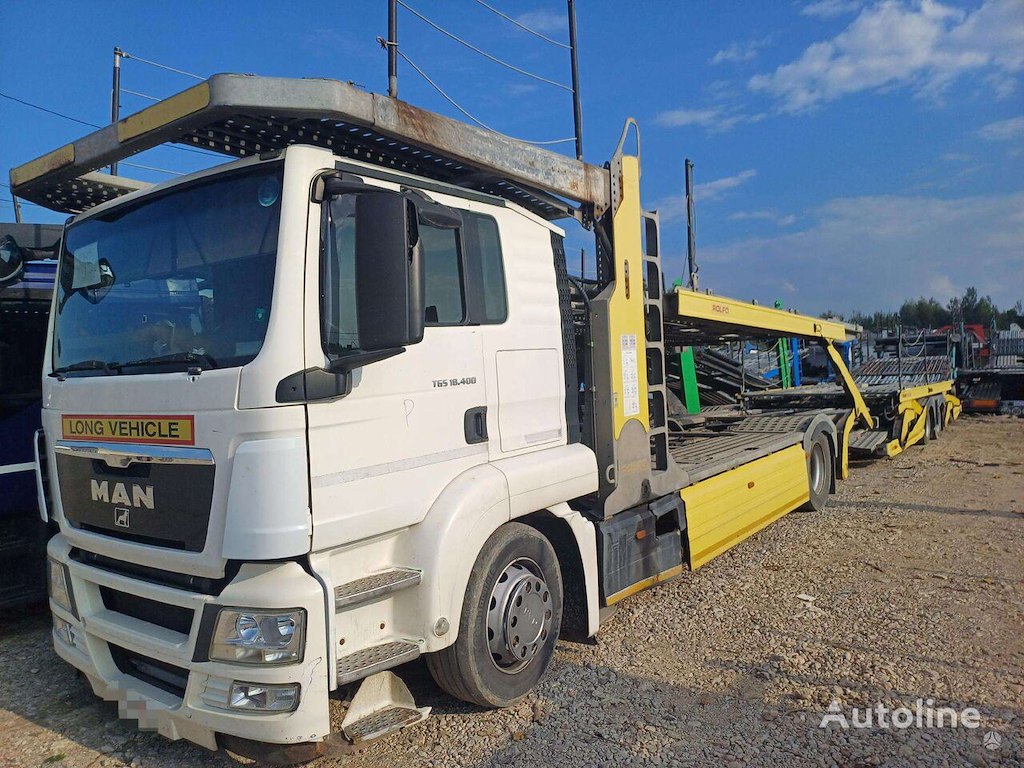 MAN + ROLFO 2009 autotransporter + prikolica autotransportera