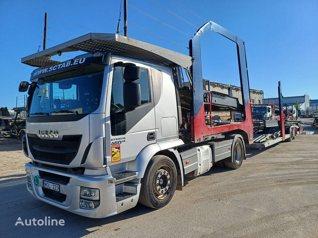 IVECO AT440T/FP-CT autotransporter + prikolica autotransportera