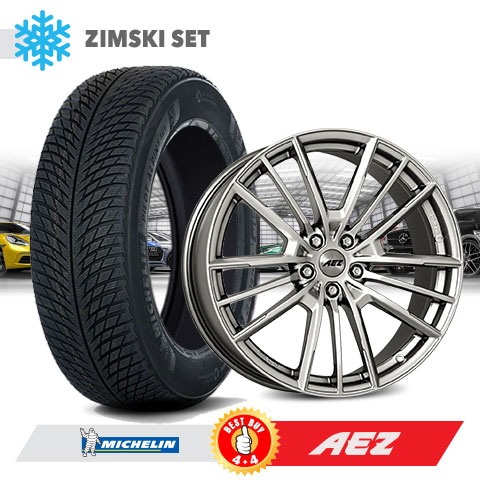 245/45 R19 SET Z MICHELIN + AEZ KAIM HG SIL 5/112