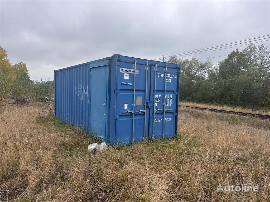 Prodaje se isolerad, verkstadinredd kontejner 20 stopa na aukciji