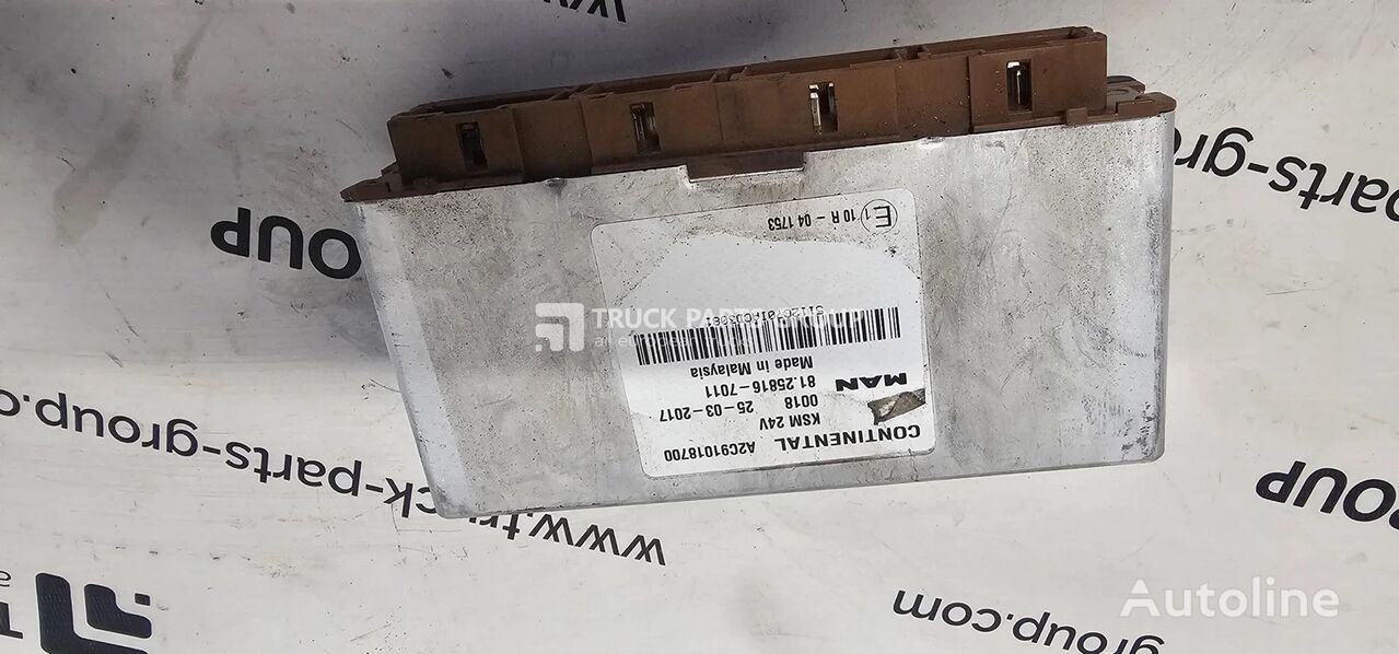 MAN TGX, TGS, TGA, TGL, EURO 6 emission TGM KSM control unit, VDO 41 MAN upravljačka jedinica za MAN MAN TGX, TGS, TGA, TGL, EURO 6 emission TGM KSM control unit, VDO 410413005005, 81258167005, 81...