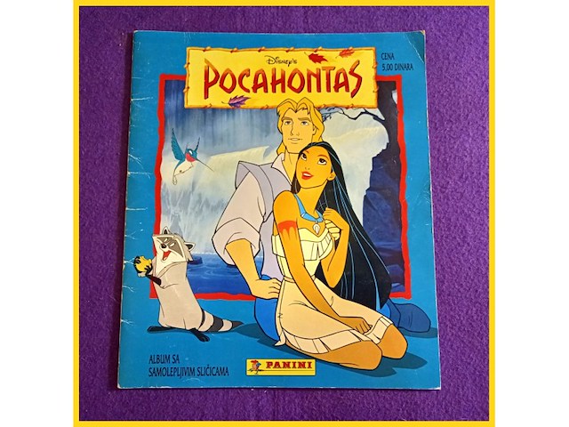 Walt Disney PANINI POCAhontas album za sličice ✿✿✿