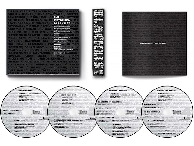 Metallica Blacklist  4CD Box Set