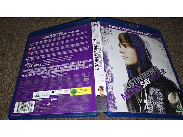 Justin Bieber - Never say never Blu-ray