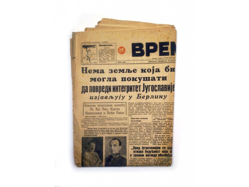 TROJNI PAKT | VREME Broj 6886, četvrtak, 27. mart 1941