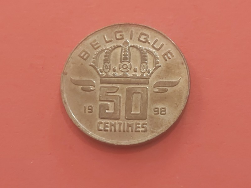 Belgija - 50 centimes 1998 god