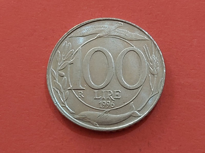 Italija - 100 lira 1996 god