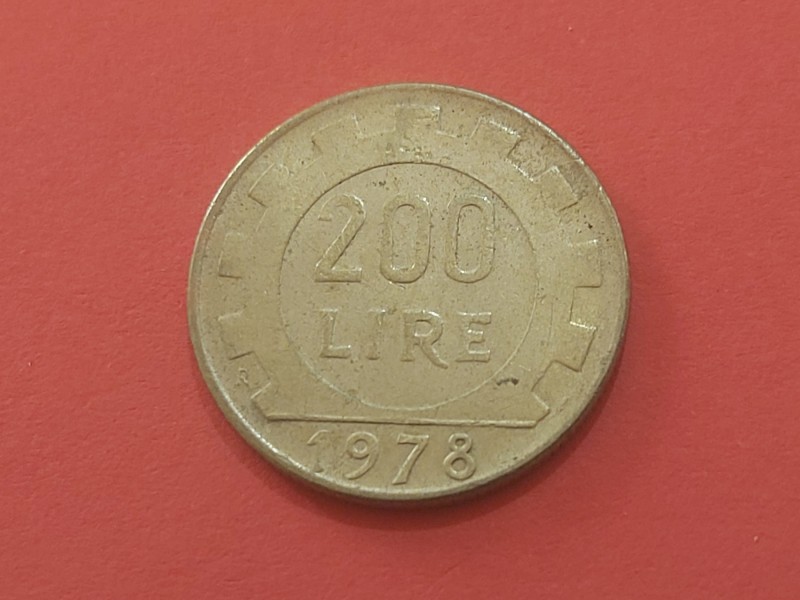 Italija - 200 lira 1978 god