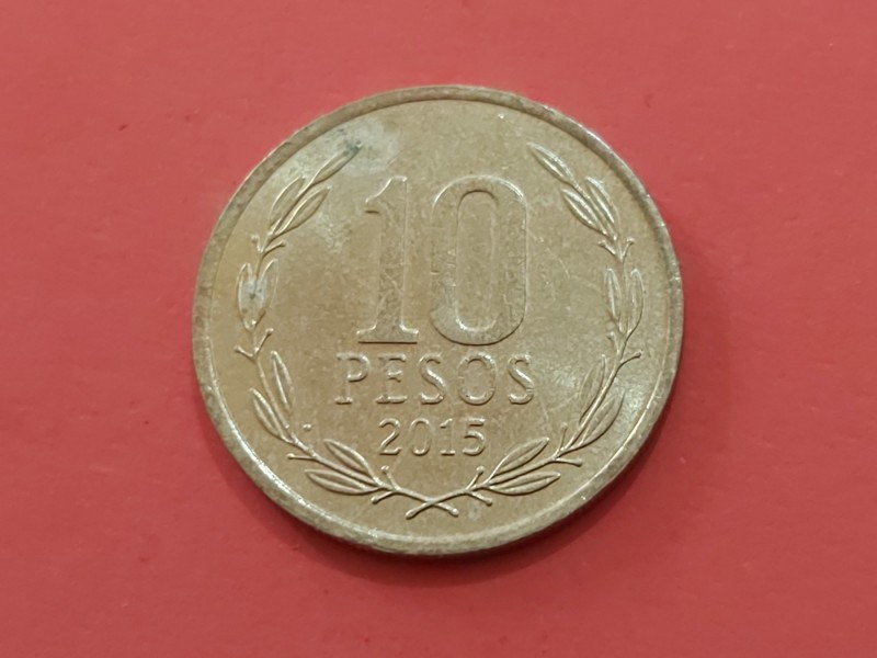 Čile - 10 pesos 2015 god