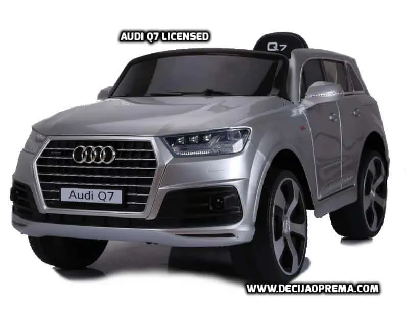 Audi Q7 Licensed na akumulator za decu Sivi Full oprema