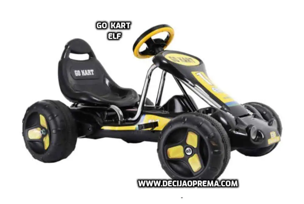 Formula na Pedale Go Kart Elf Crna