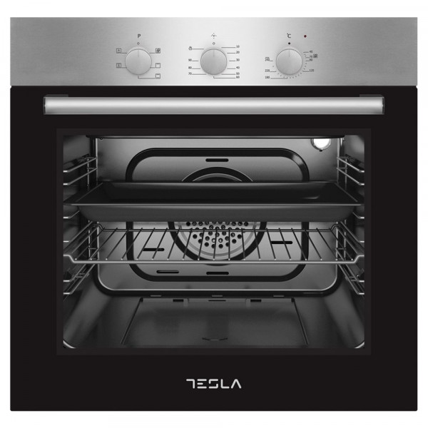 Ugradna rerna TESLA BO600SX ventilatorska/60L/mehanička/inox