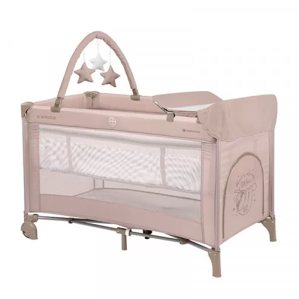 Prenosni krevetac Kikka Boo SoGifted PLUS-2 nivoa Beige