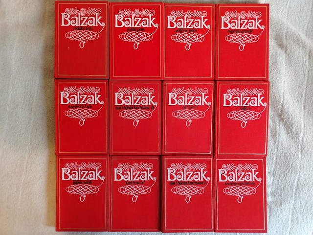 ONORE DE BALZAK / KOMPLET 1 - 12