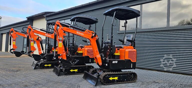 Mini bageri
Wolf DPC HT 12 G powered by kubota