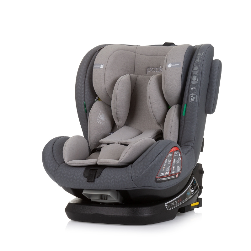 Chipolino Peak Isofix i-Size auto sedište 40-150cm Granite