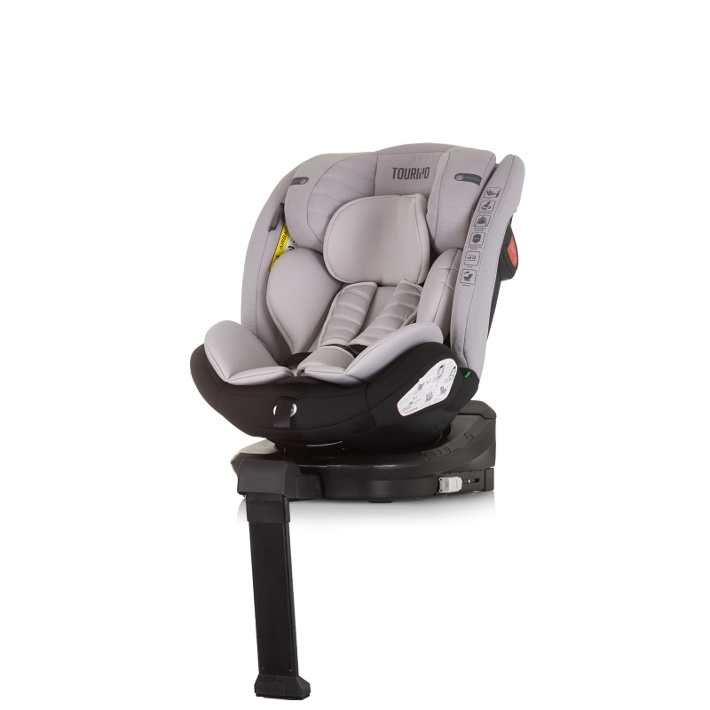 Chipolino Tourino Isofix i-Size auto sedište 40-150cm Ash Grey