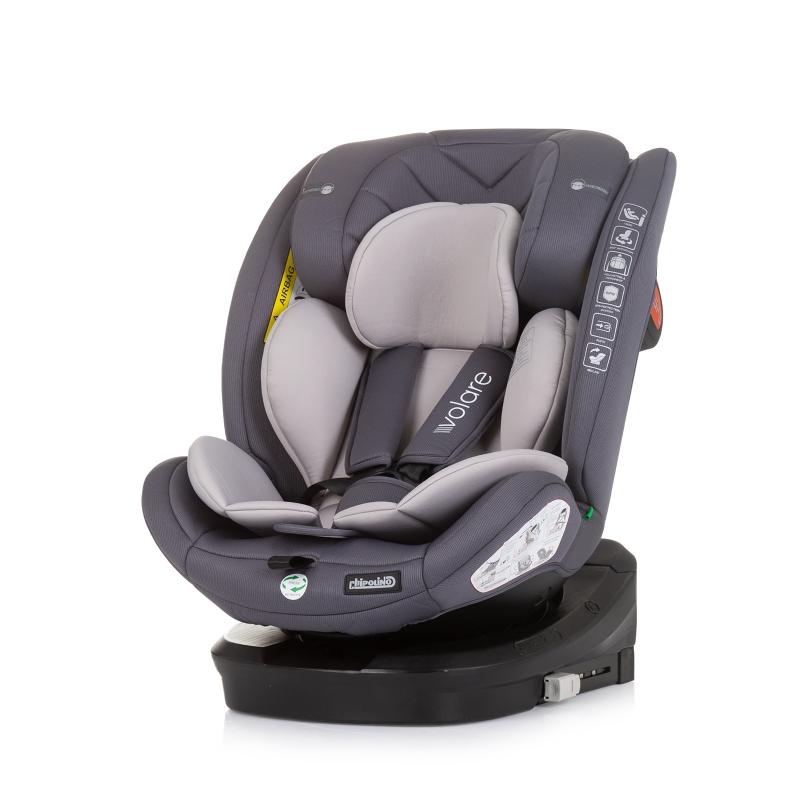 Chipolino Volare Isofix i-Size auto sedište 40-150cm Granite