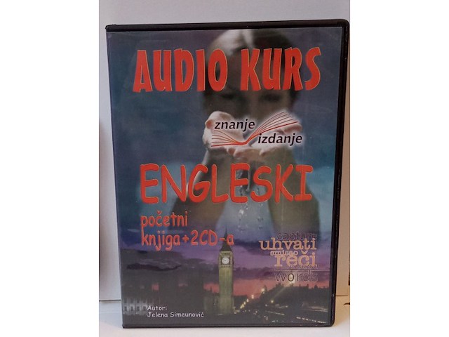 AUDIO KURS ENGLESKI POČETNI KNJIGA + 2 CD-A