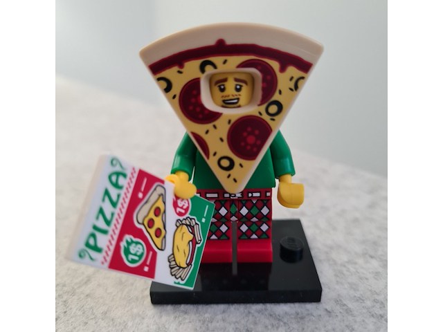 LEGO minifigura serije 19, Pizza Costume Guy