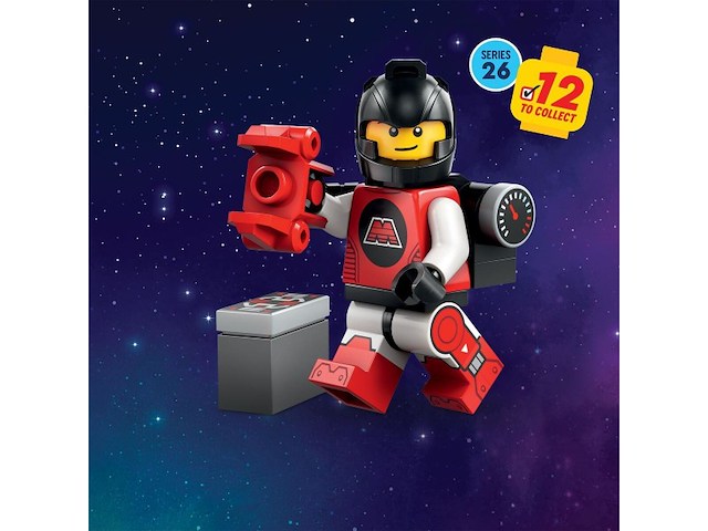 LEGO minifigura serije 26 M-Tron Powerlifter