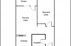 Novi Beograd - Tošin bunar - 46,82m2 ID#21309