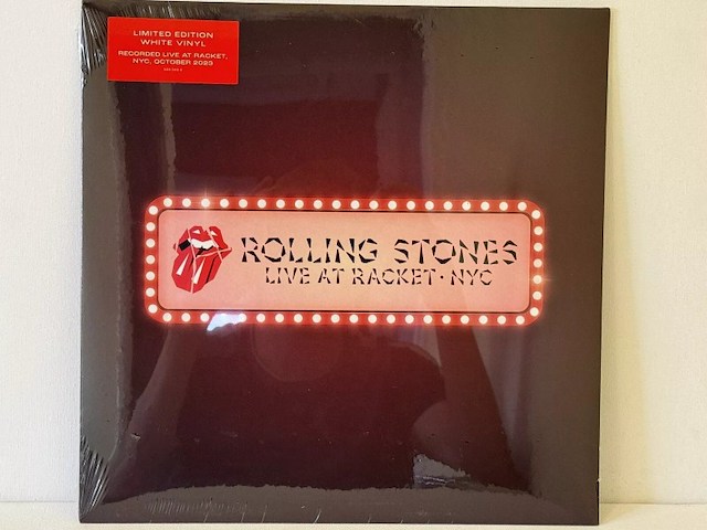 The Rolling Stones - Live At Racket, NYC White Vinyl LP