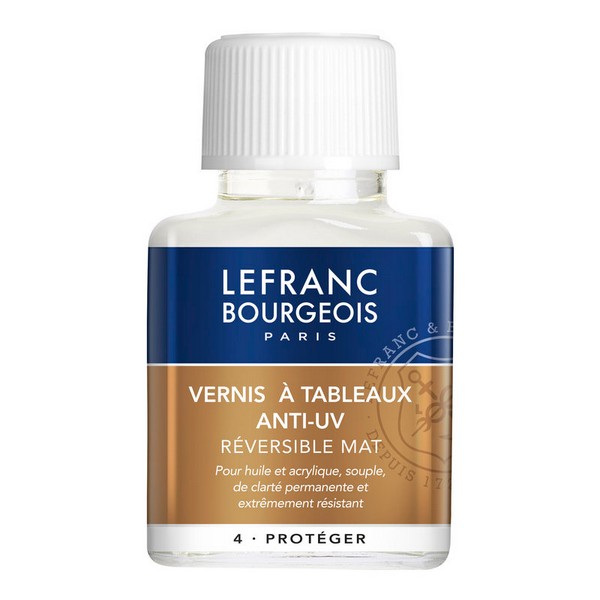 Lefranc&Bourgeois LB VERNIS, Matt Acrylic Picture Varnish ANTI-UV 75ML