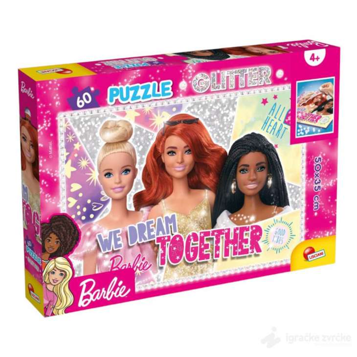 Slagalica BARBIE Glitter Selfie 2u1 (60pcs)