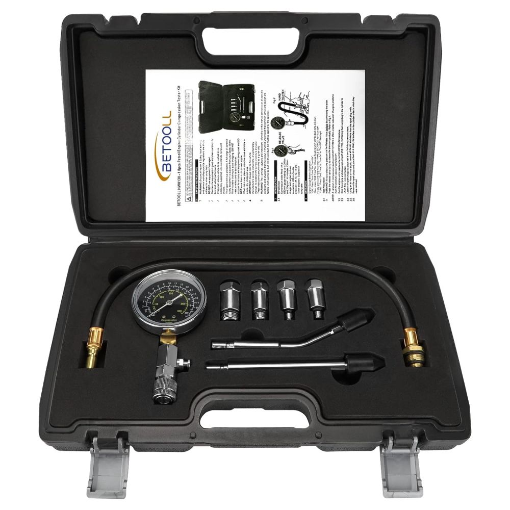 8 Piece Compression Tester Kit - Premium - HW0130-1