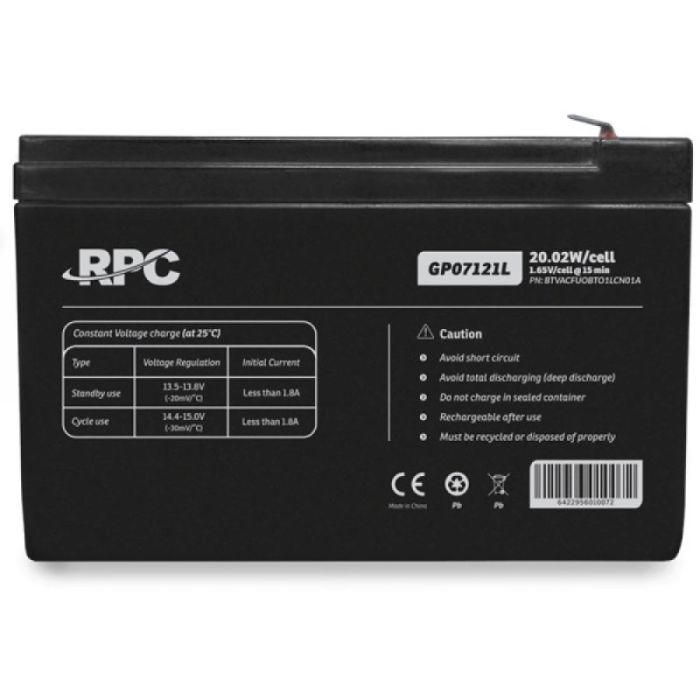 GP07121L baterija za UPS 12V 20.02W (BTVACFUOBTA1LCW01A)