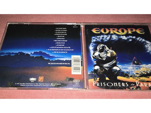 Europe - Prisoners in paradise , ORIGINAL