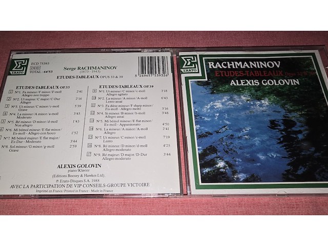 Rachmaninov, Etudes-tableaux , ORIGINAL