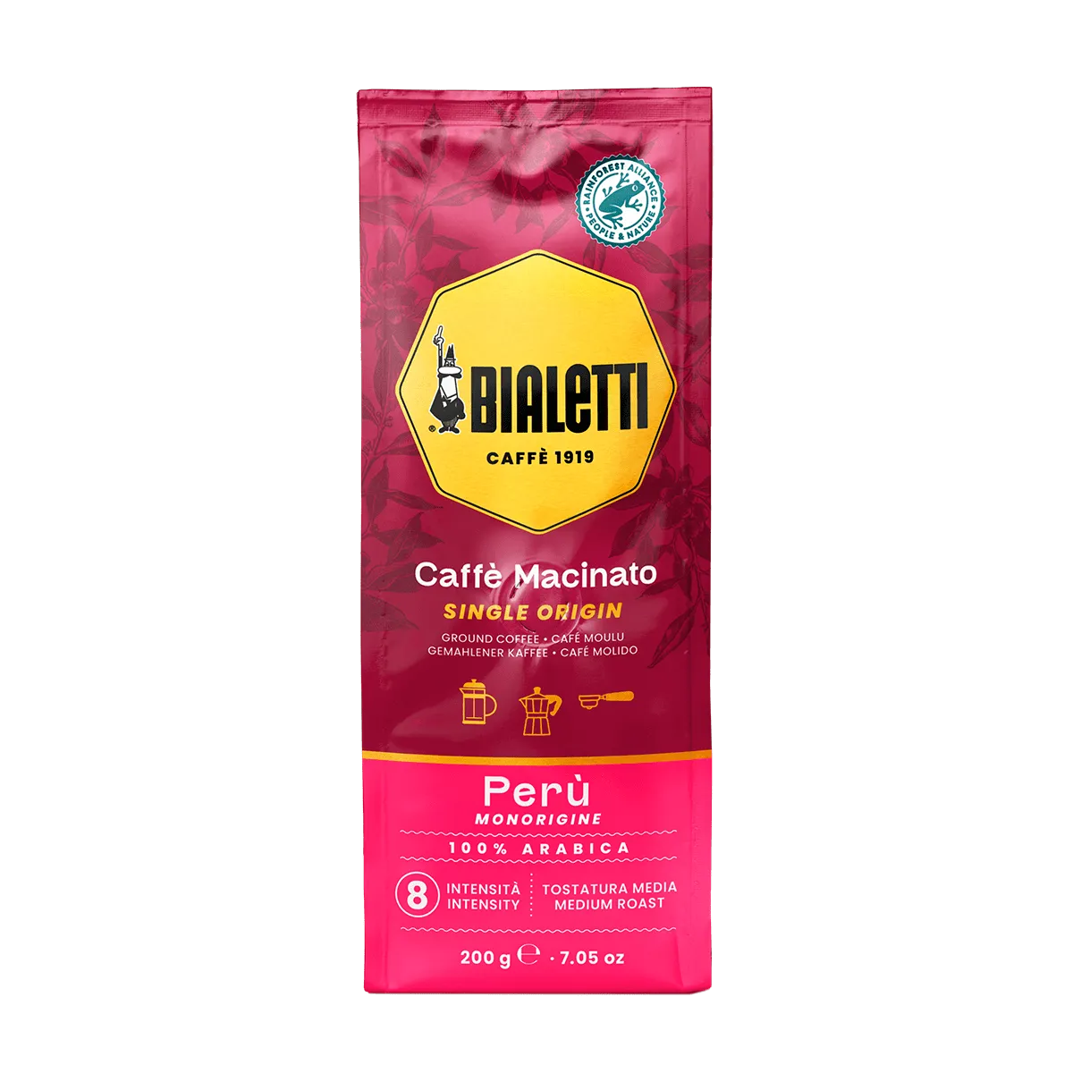 Bialetti Ground caffe – Monorigine Peru mlevena kafa 200 g