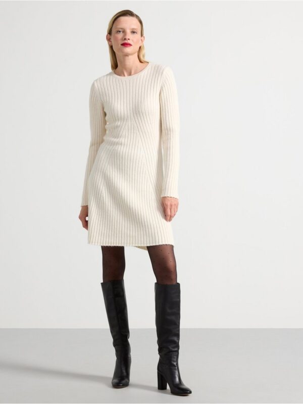 Haljina – Rib-knitted dress