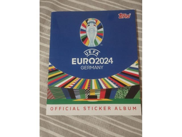 Topps EURO 2024 Album Popunjen