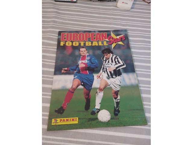 European football stars 97/98 PANINI album POPUNJEN