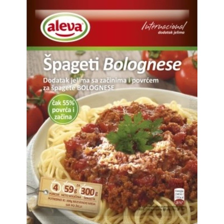 Aleva dodatak za špagete bolognese 52g aleva