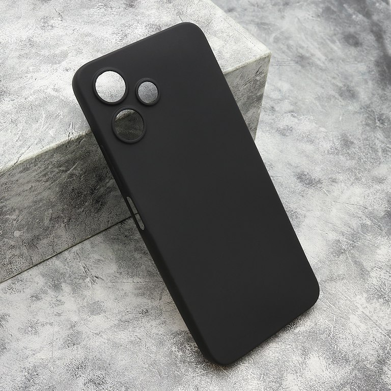 Zastitna maska (futrola) GENTLE COLOR - Xiaomi Redmi 12 5G crna (MS)