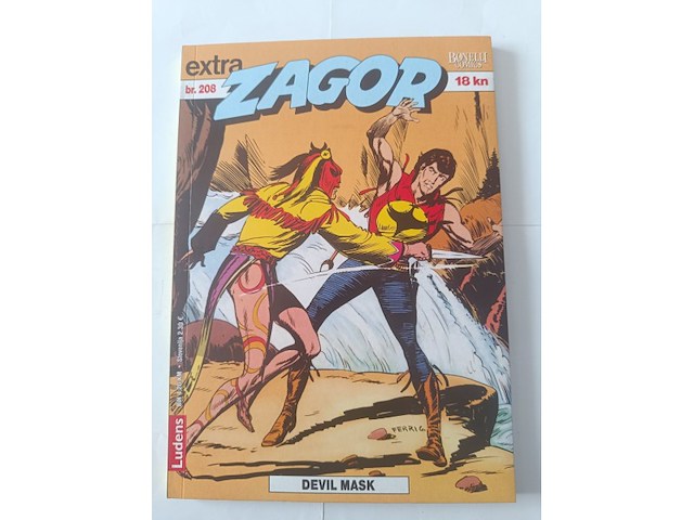 Zagor extra 208 Devil Mask