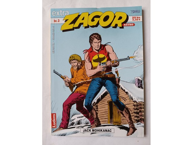 Zagor extra 3 Jack Mohikanac