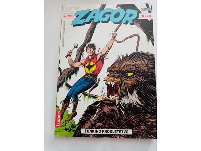 Zagor Extra 290 Tonkino prokletstvo