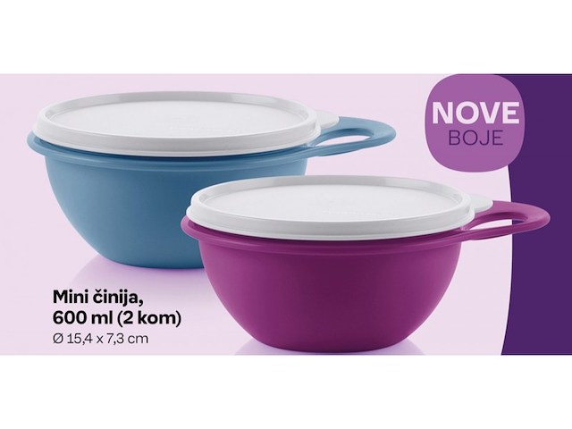 Tupperware set Junior činija 2x600ml