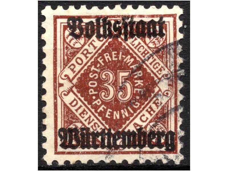 Nemačka 1919. Wurttemberg